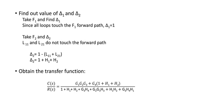 Signal Flow Graph | PPTX