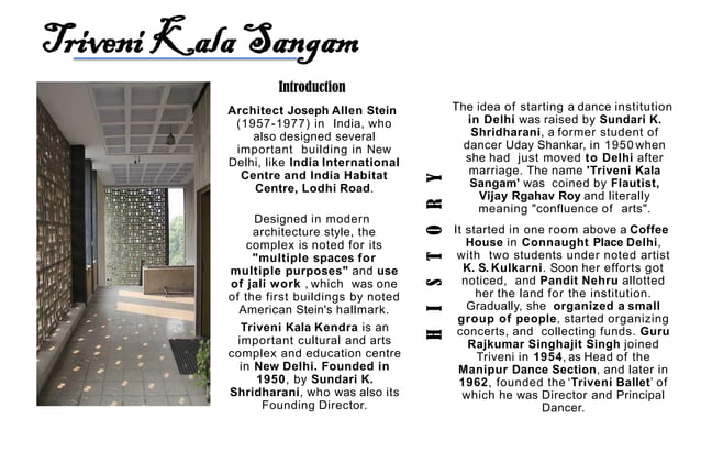 Case Study of Triveni Kala Sangam | PDF | Museums & Galleries | Attractions