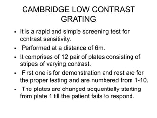 Contrast sensitivity | PDF