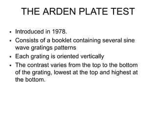 Contrast sensitivity | PDF