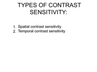 Contrast sensitivity | PDF
