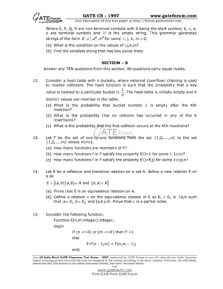 Gate-Cs 1997 | PDF