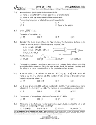 Gate-Cs 1997 | PDF