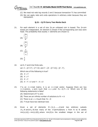 Gate-Cs 2006 | PDF