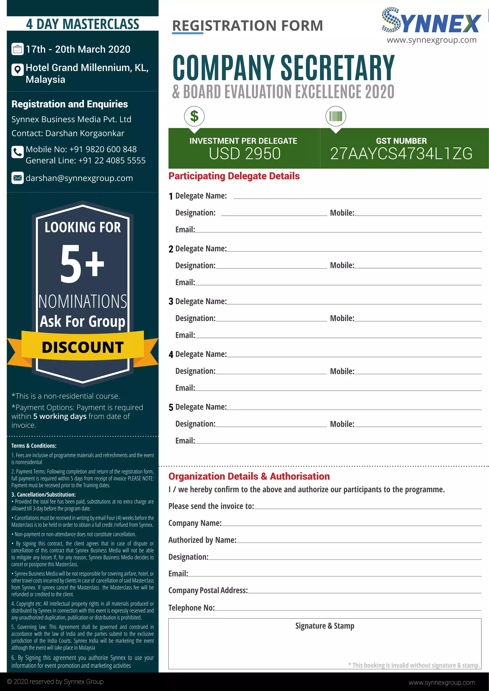 Company Secretary and Board Effectivenss Masterclass | PDF