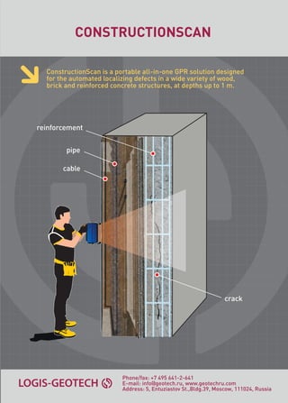 Construction Scan 2500 GPR | PDF