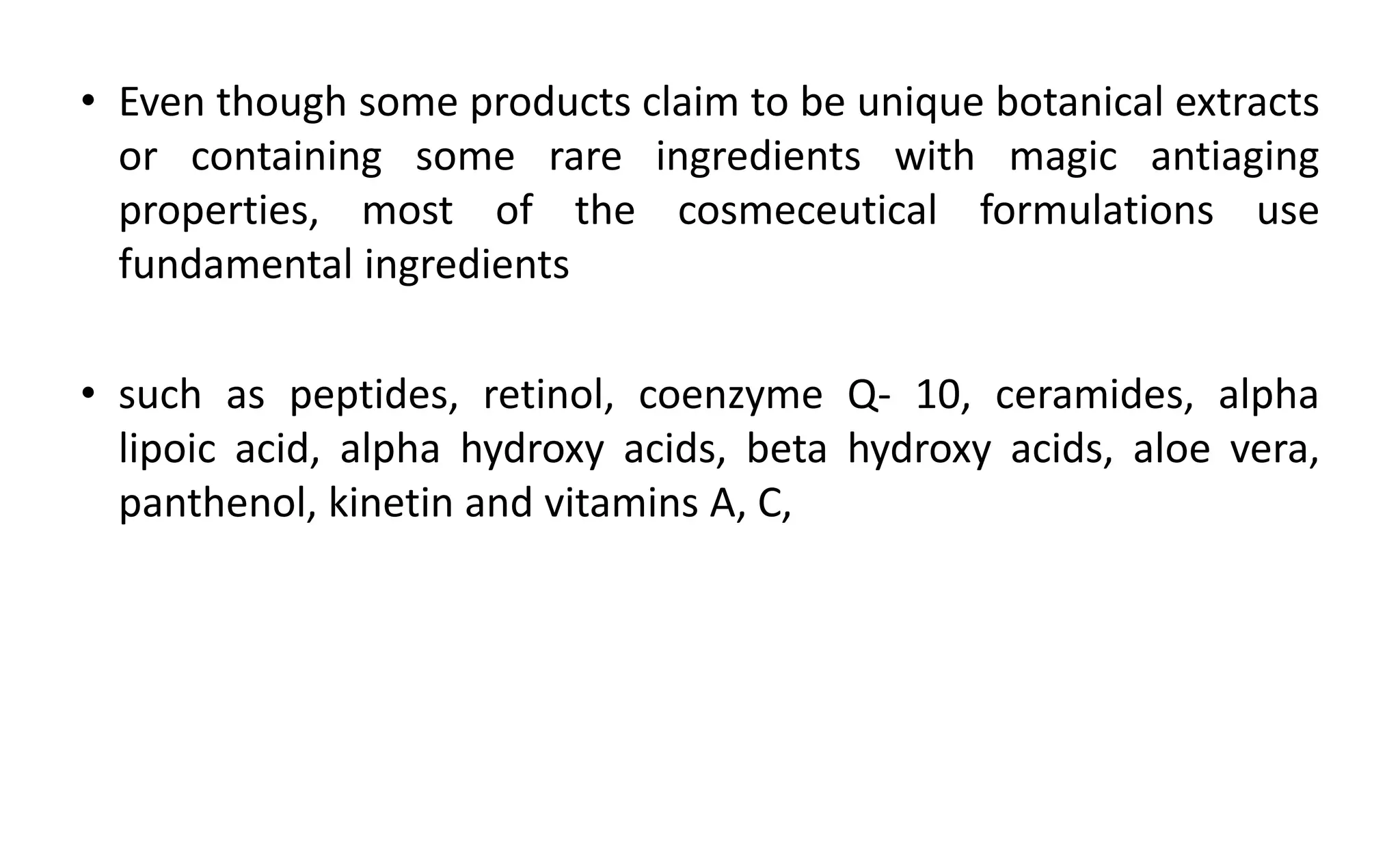 Cosmetic Science | PPTX