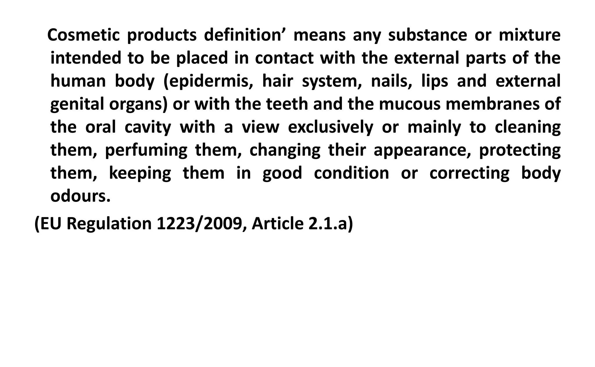 Cosmetic Science | PPTX