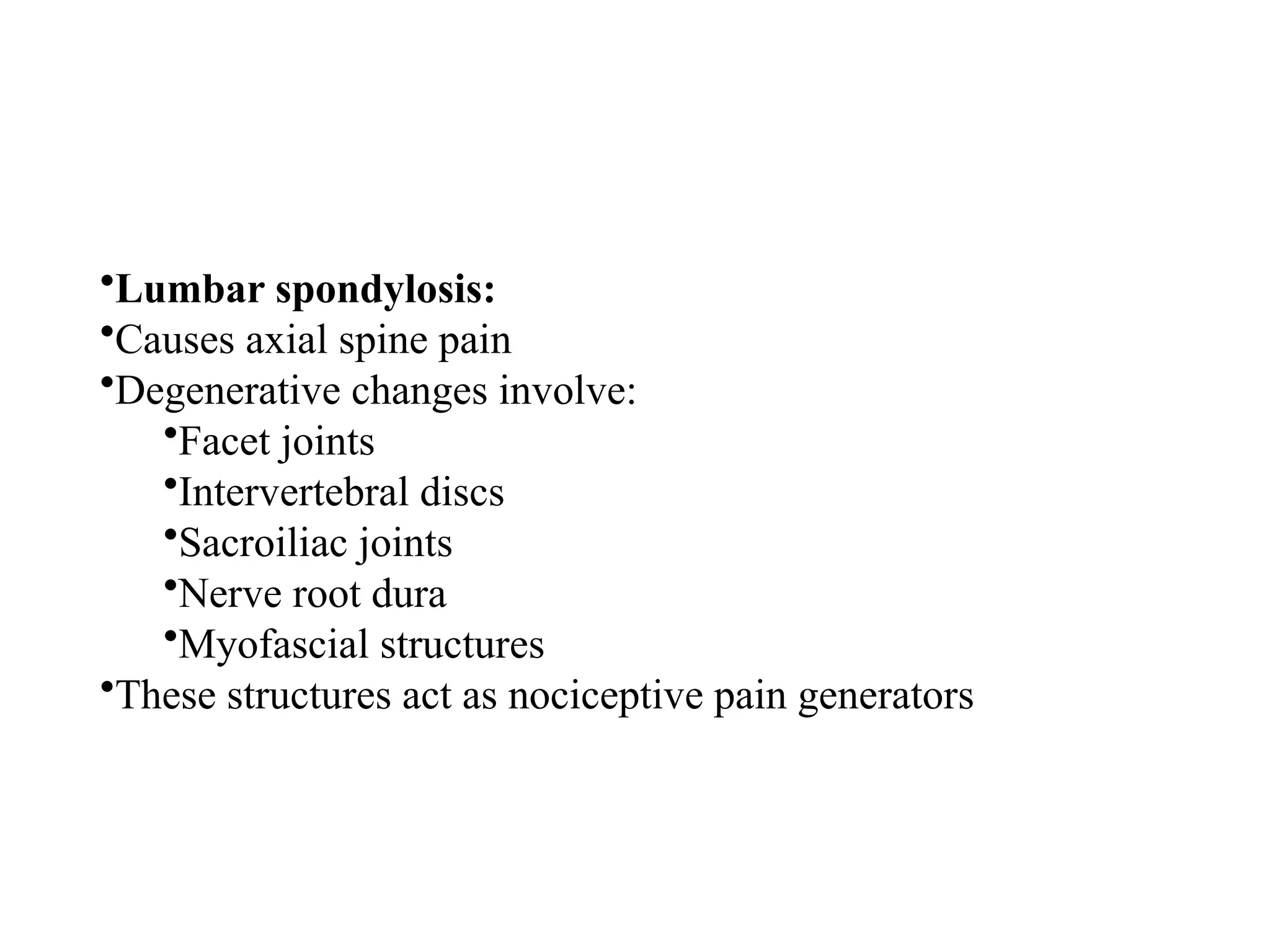 Cervical and Lumbar pathology.ppt Pathologies here can affect neck and ...