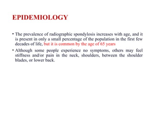 Cervical and Lumbar pathology.ppt Pathologies here can affect neck and ...