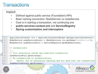 Foundation APIs and Repository Internals | PPT