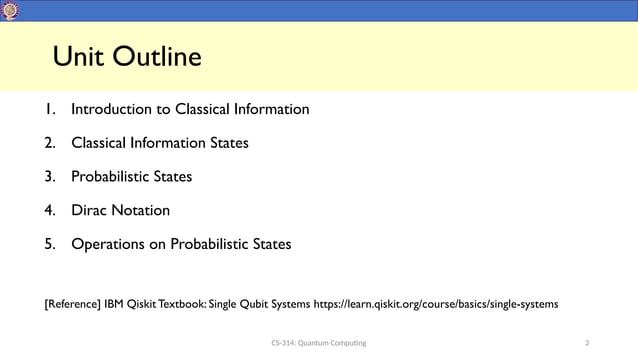 Quantum computing lecture 2 at Habib Uni | PPT