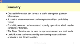Quantum computing lecture 2 at Habib Uni | PPT