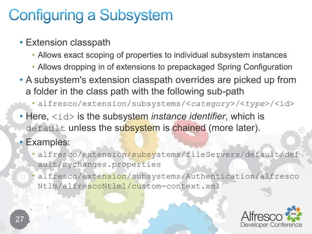 Subsystem Framework and Authentication | PPT