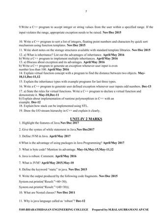 Cs 6456-oop faq | PDF