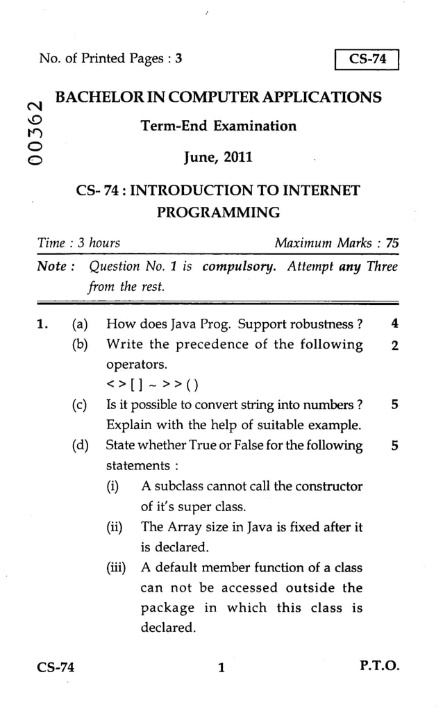 Cs 74 | PDF