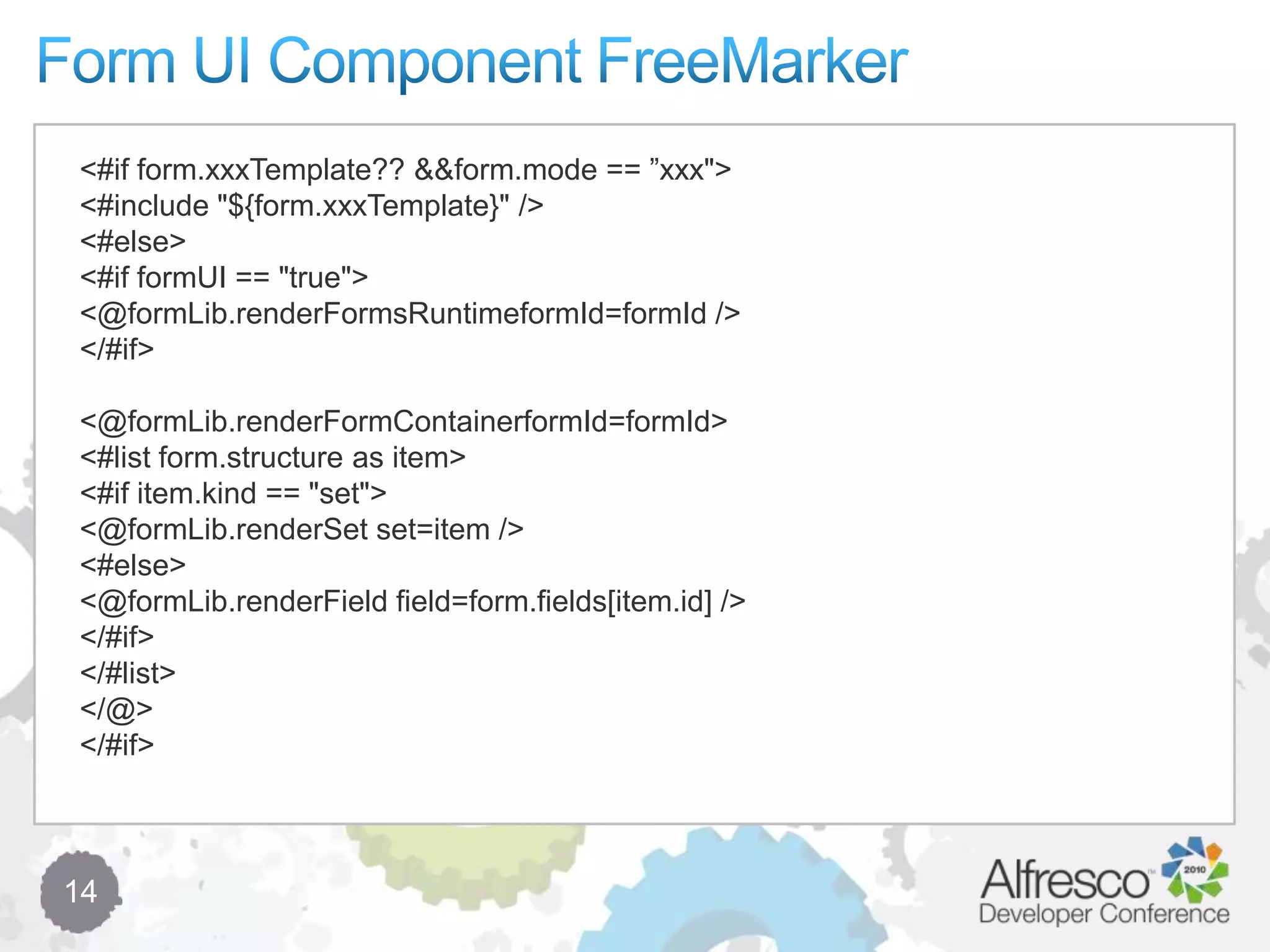 Alfresco Forms Service Deep Dive | PPTX