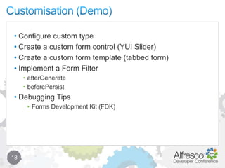 Alfresco Forms Service Deep Dive | PPT