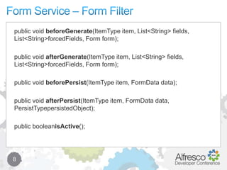 Alfresco Forms Service Deep Dive | PPTX
