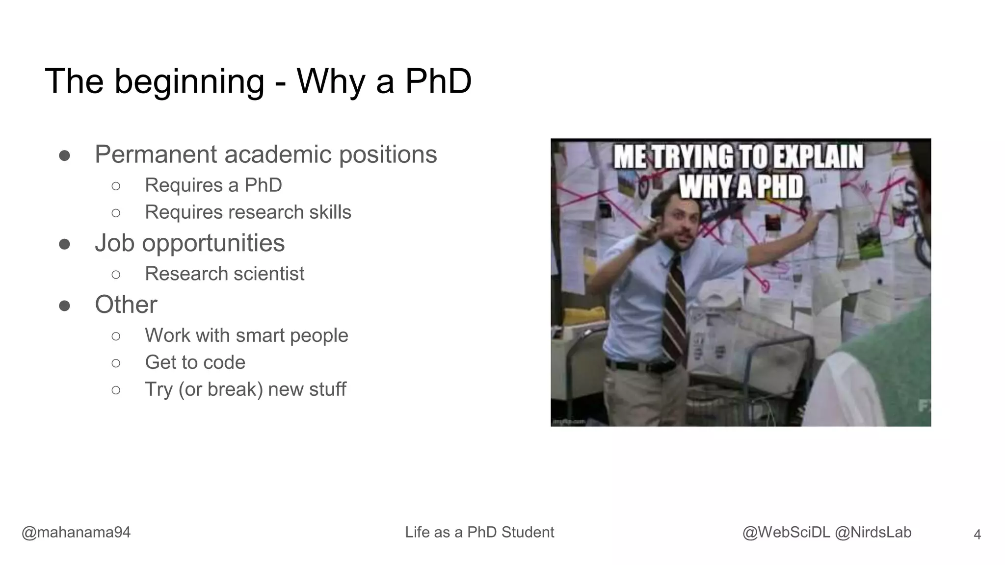 Life as a PhD Student | PPT | Free Download