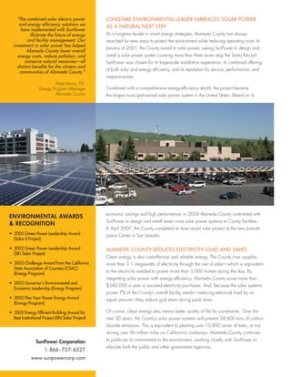 Alameda County Saves $540,000 A Year in Electricity Costs with SunPower ...