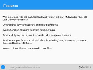 CS-Cart CyberSource payment gateway | PPT