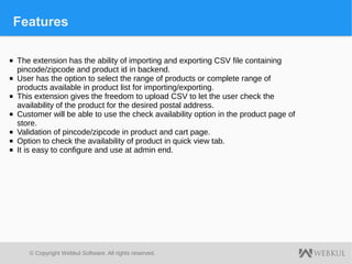 CS-Cart Product Availability By Pincode/Zipcode | PPT