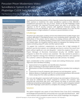 CASE STUDY - NVT PHYBRIDGE | PDF | Cameras and Camcorders | Consumer ...