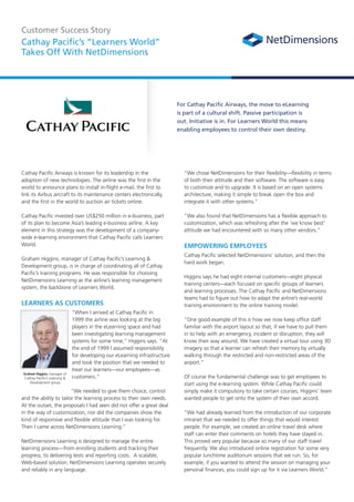 Case Study - Cathay Pacific | PDF