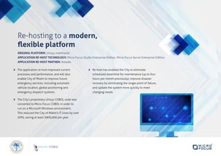 Micro Focus Visual COBOL helps City of Miami modernize and half its IT ...