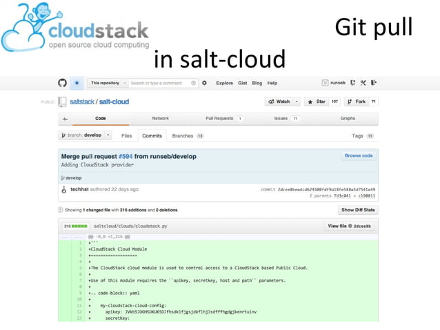 CloudStack / Saltstack lightning talk at DevOps Amsterdam | PPT