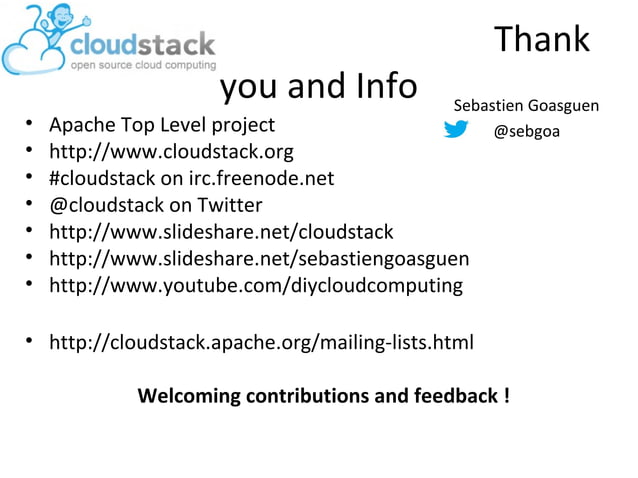 CloudStack / Saltstack lightning talk at DevOps Amsterdam | PPT