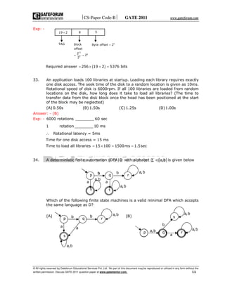 Cs gate-2011 | PDF