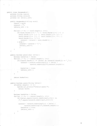 Cs hangman | PDF | Programming Languages | Computing
