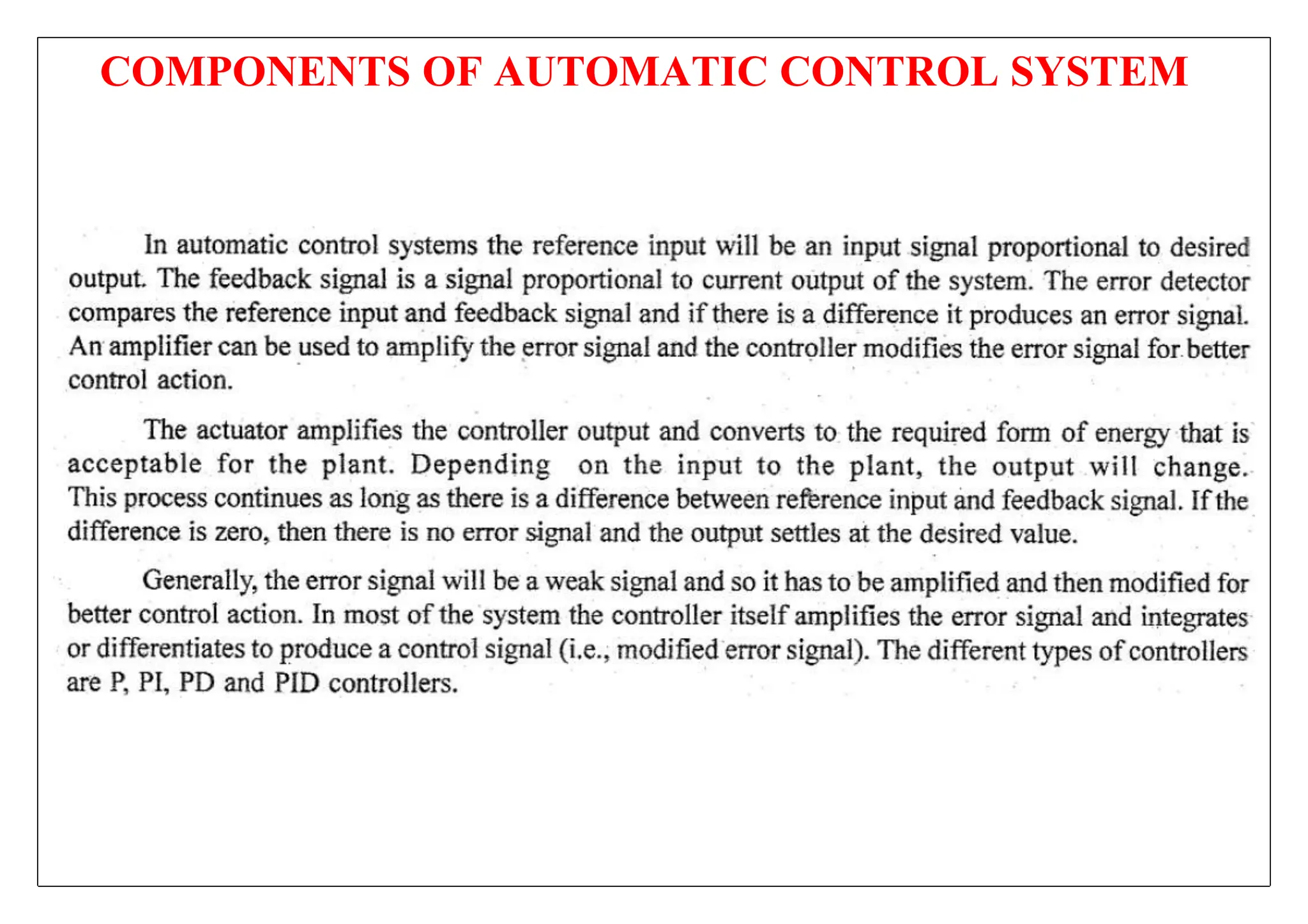 CS - Introduction to controllers AND ITS DESIGNx | PPTX