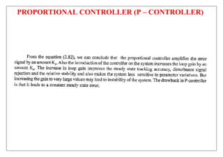 CS - Introduction to controllers AND ITS DESIGNx | PPT