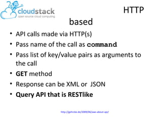 Intro to CloudStack API | PPT