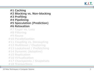 18 Meta Techniques in Computer Science | PDF
