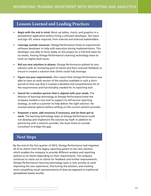 Omega Performance Case Study | PDF
