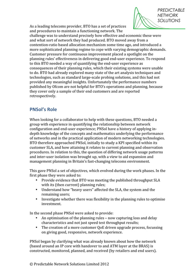 BT Operate Case Study | PDF