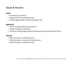 PPC Case Study - Daycare Company | PDF | Daycare and Pre-School | Parenting