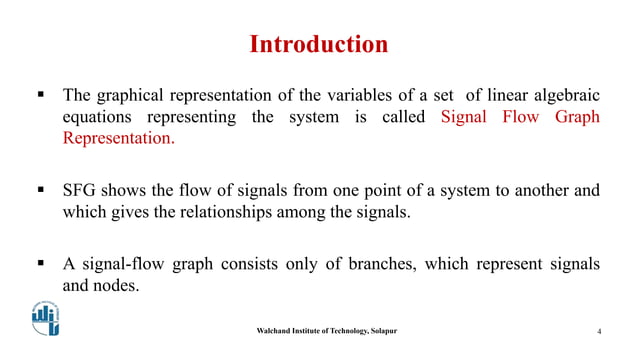 Signal Flow Graph Introduction | PPTX