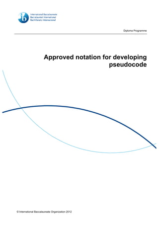 Cs psuedocode-basics-v4 | PDF