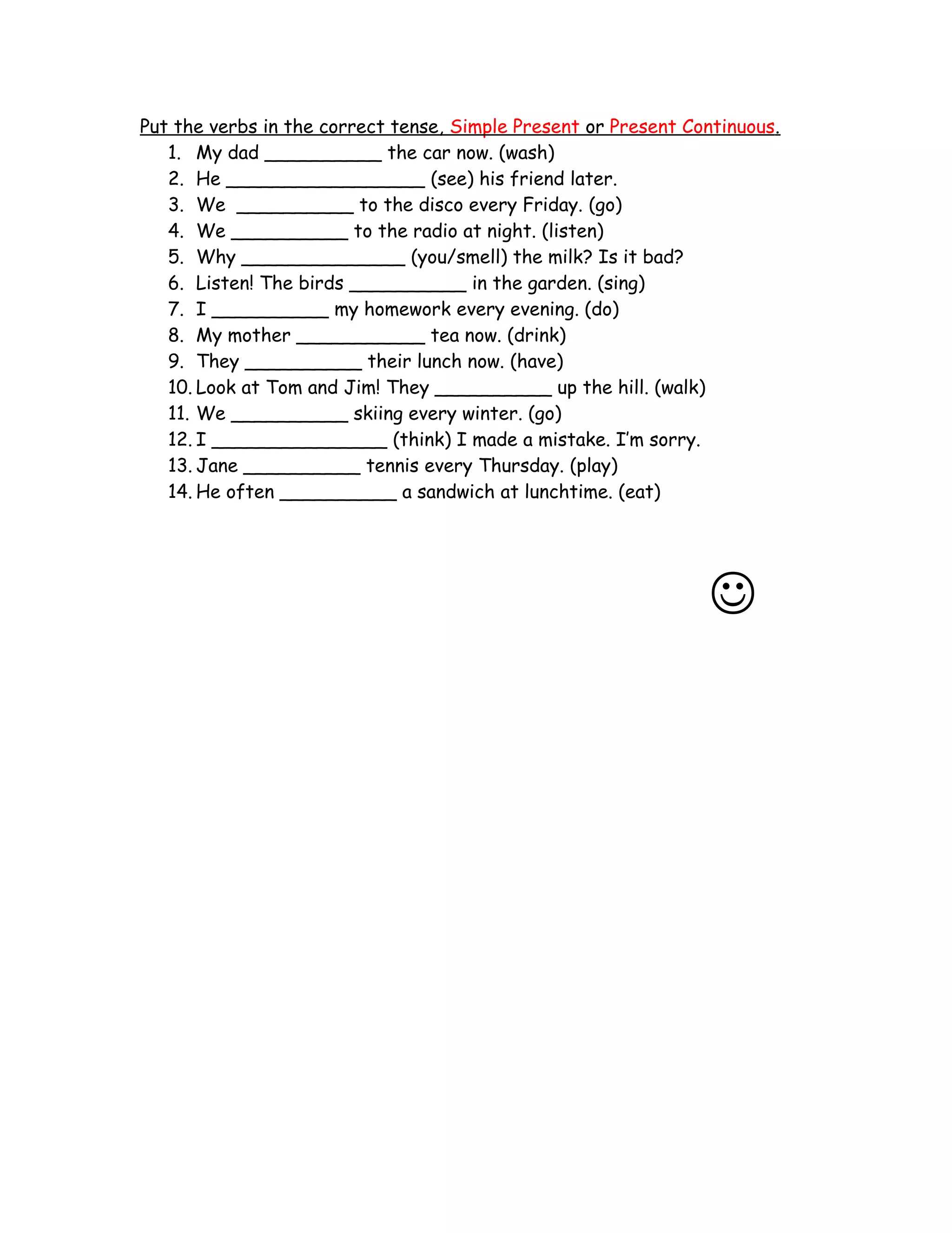 Cs simple present-continuous-stative | DOC