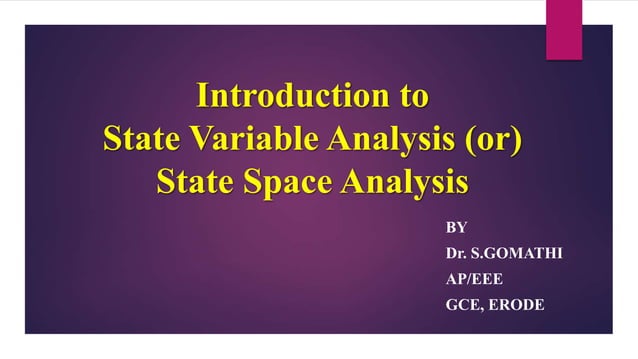 CS-Unit-4-Introduction to State Variable Analysis.pptx