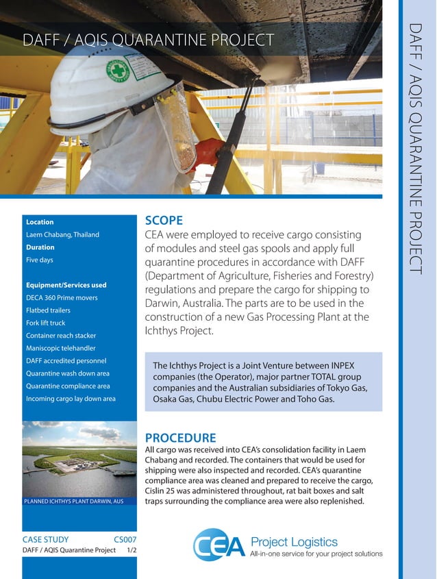 DAFF/AQIS Quarantine Project | PDF