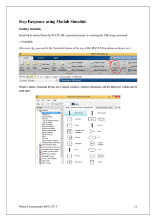 control system Lab 01-introduction to transfer functions | PDF
