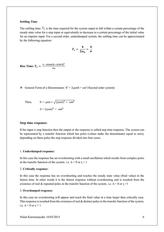 control system Lab 01-introduction to transfer functions | PDF