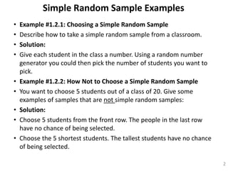 1.2 Sampling Methods | PPTX | Science