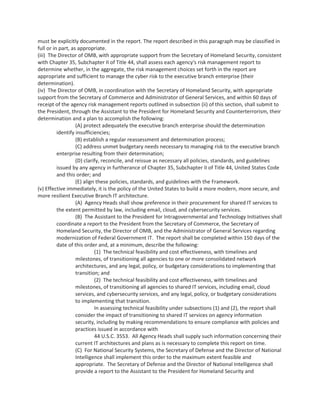 DRAFT of NEW White House Cybersecurity Executive Order leaked | PDF